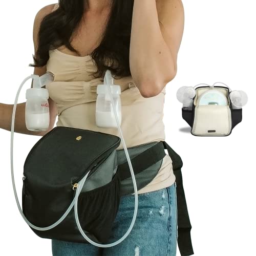 Idaho Jones Wearable Breast Pump Bag | Pump-A-Porter Portable Breast Pump Bag for Work | Spectra Pump Bag | Hands Free Breast Pump Bag Turns Electric Breast Pump Into Wearable Breast Pump