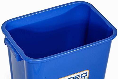 ZCM Trash Can Multifunctional Rubbish Bin Outdoor,Household Multifunction High Capacity Trash Can Plastic Trash Can No Cover Trash Can Garbage Bin 25L for Rubbish(Color:Red)