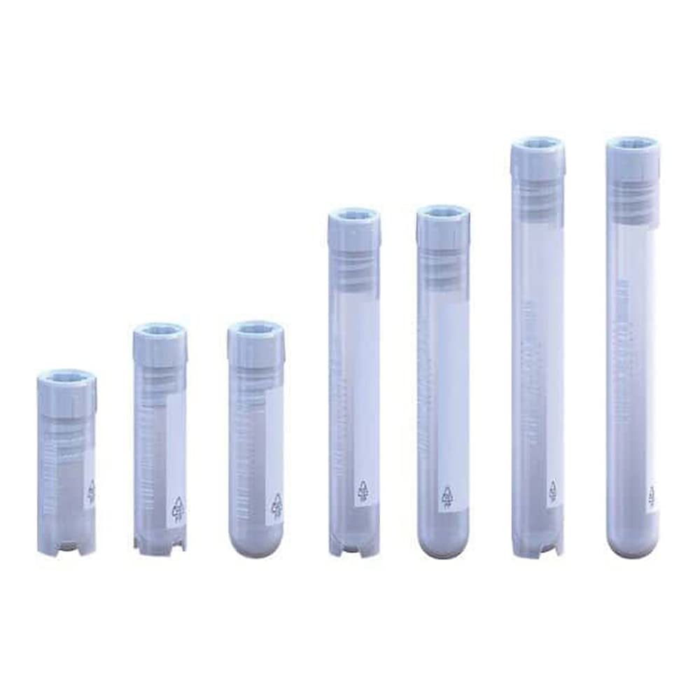Argos Technologies CRY02S Plastic Self Standing Cryovials, External Threaded Cap, Sterile, 2 mL Volume (Pack of 50)