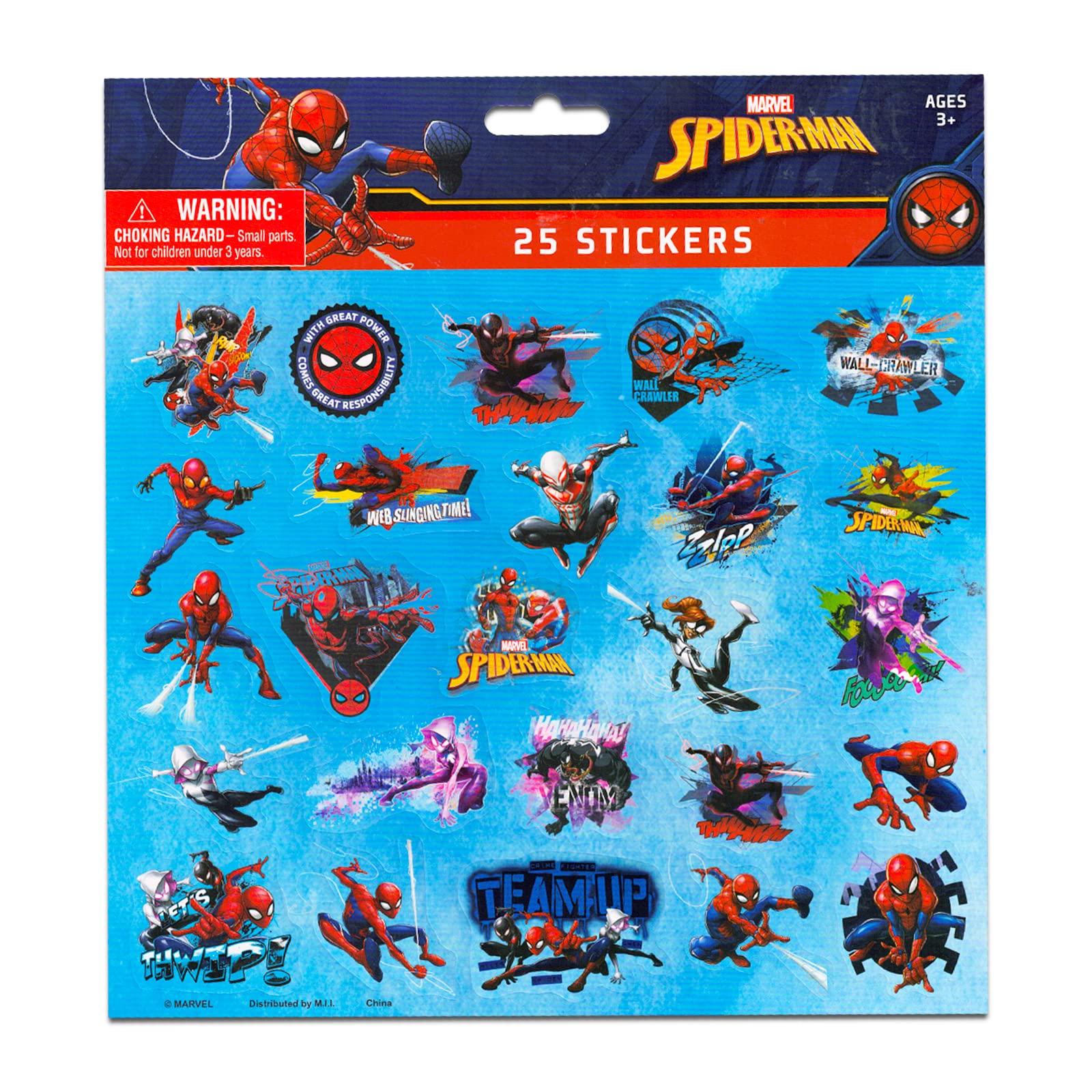 Marvel Spiderman Storage Bin 2 Pack ~ Superhero Room Accessories Bundle | Spiderman Locker Bins for Boys, Girls Room Organization with Stickers and More (Marvel Room Decor)