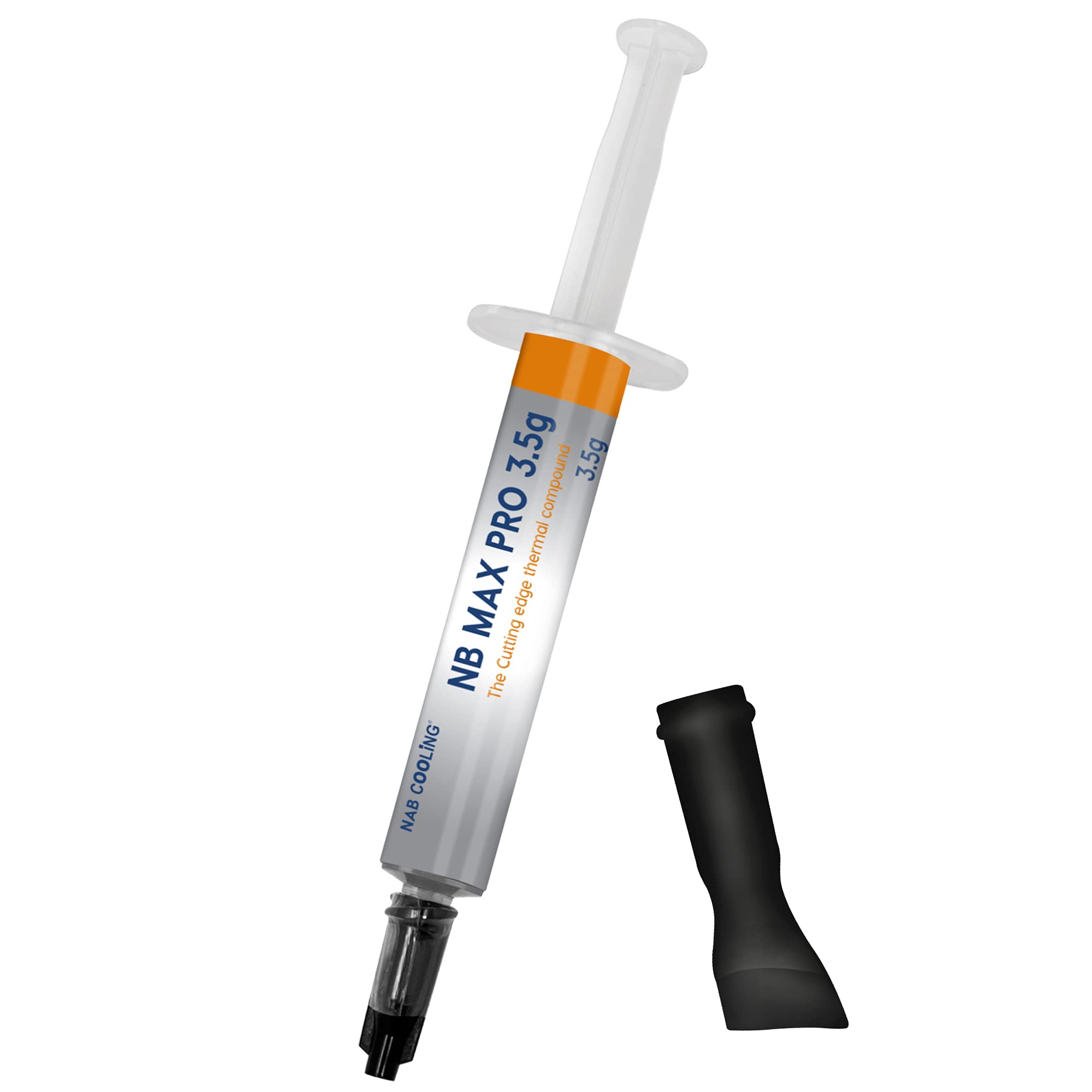 Nab Cooling Thermal Compound Paste for Heatsink 3.5g Maximum Thermal Conductivity, High Density, Easy Application Bonus Spatula, Noncorrosive (3.5g)