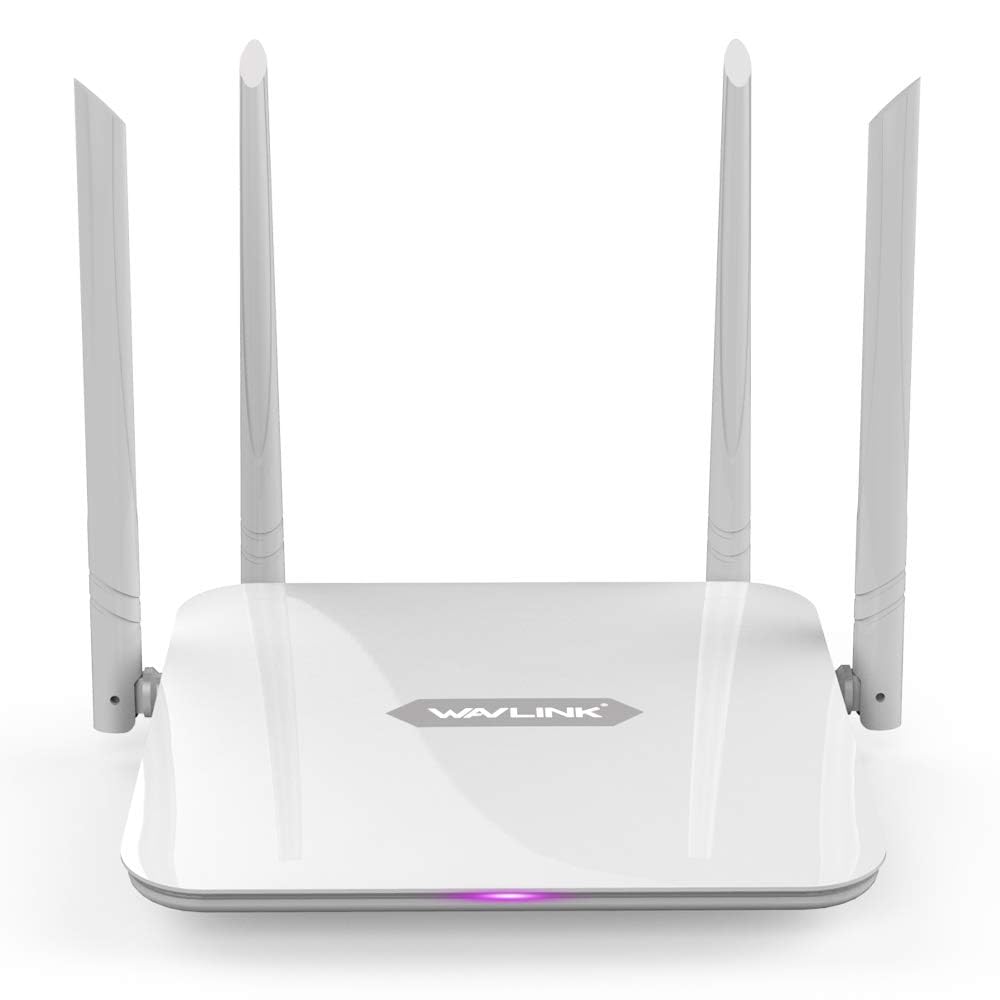 Gigabit WiFi Router,WAVLINK Home Router 1200Mbps WiFi Router,High Power Wireless Wi-Fi Router,Dual Band 5Ghz+2.4Ghz with 2 x 2 MIMO 5dBi Antennas Internet Router