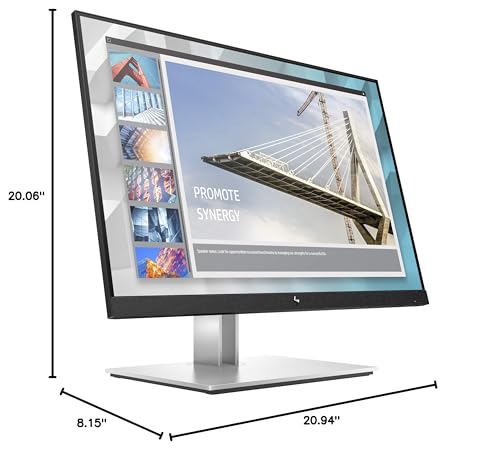 HP E24i G4 24inch IPS WUXGA E-Series E24i G4, 61 cm, W125917111 (E-Series E24i G4, 61 cm (24), 1920 x 1200 Pixels, WUXGA, 5 ms, Black, Silver)