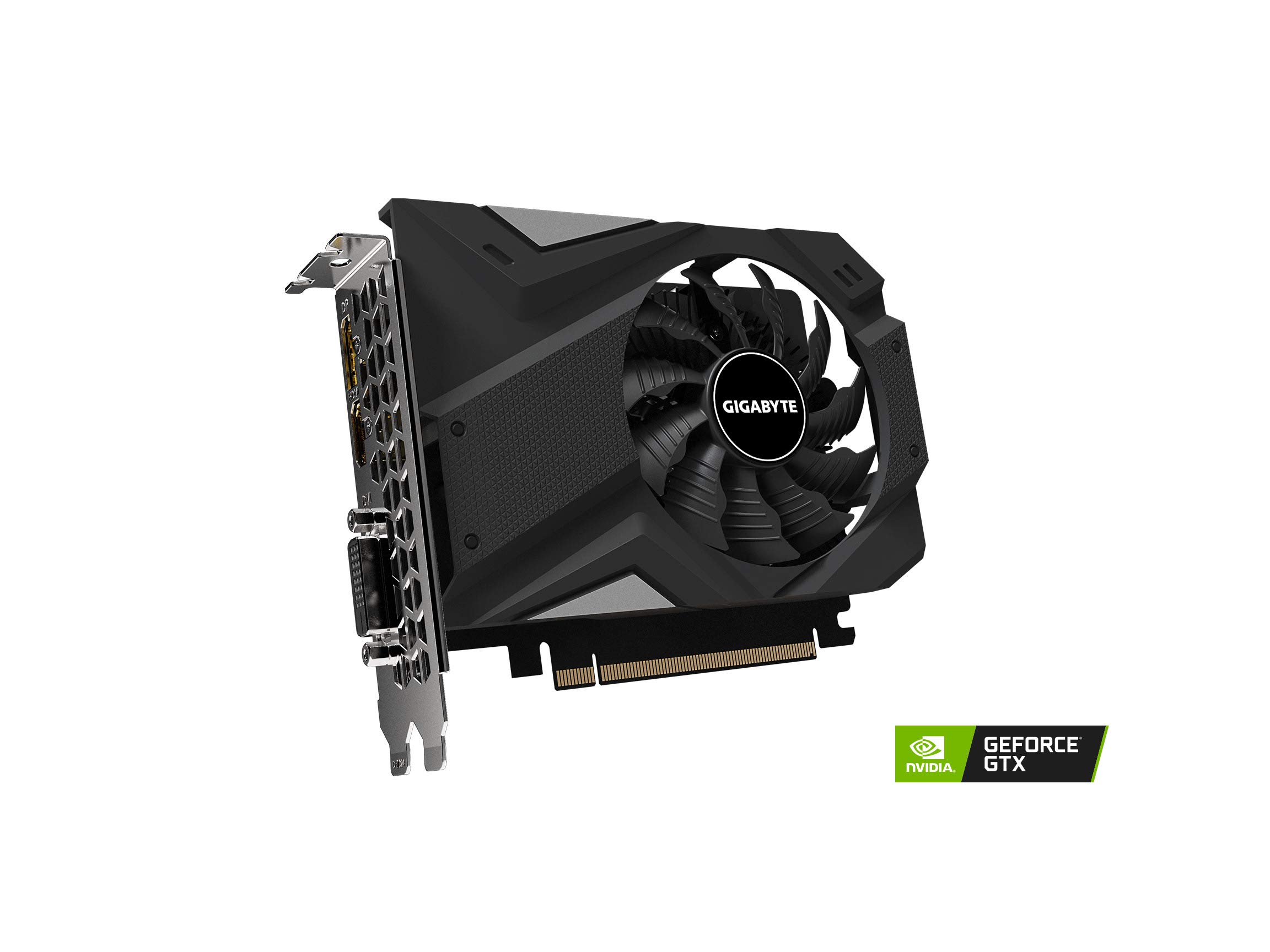 Gigabyte GeForce GTX 1650 D6 OC 4G Graphics Card, 170mm Compact Size, 4GB 128-Bit GDDR6, GV-N1656OC-4GD Video Card