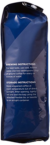 AmazonFresh Organic Fair Trade Sumatra Whole Bean Coffee, Dark Roast, 12 Ounce