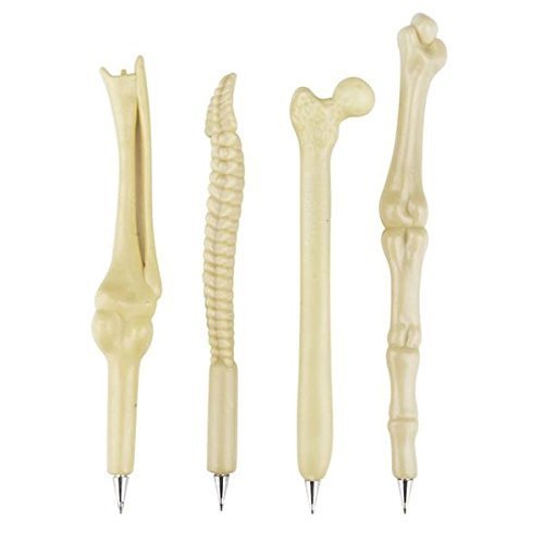 Bettli 6" Skeleton Bone Pens - Halloween Candy Alternative (Package of 12) (Bone)