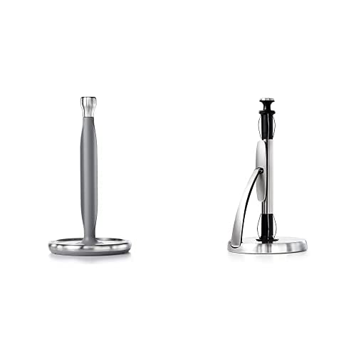 OXO Good Grips Steady Paper Towel Holder & Good Grips SimplyTear Paper Towel Holder - Stainless Steel