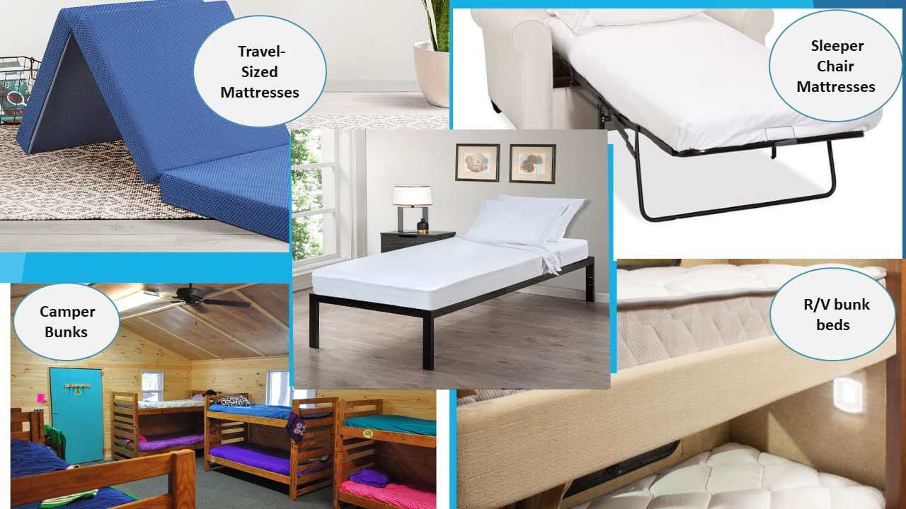 Gilbins Cot Size 30" x 75"x8 Sheet Set 4 Piece Fitted Flat 2 Pillowcases, Made of Cotton, Perfect for Camp Bunk Beds/RVs/Guest Beds Navy
