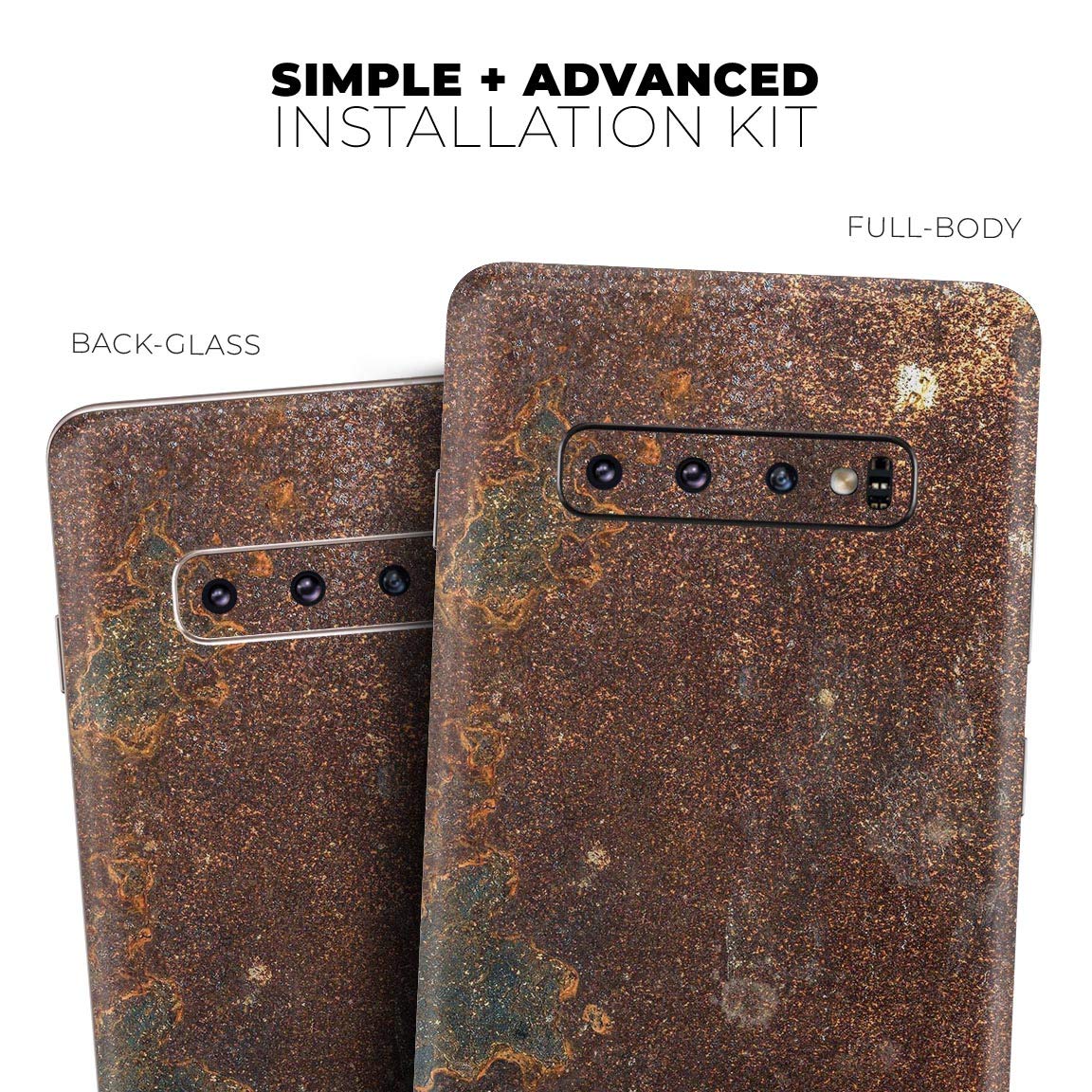 DesignSkinz Rustic Textured Surface V3 Protective Vinyl Decal Wrap Skin Cover Compatible with The Samsung Galaxy S20 (Screen Trim & Back Glass Skin)