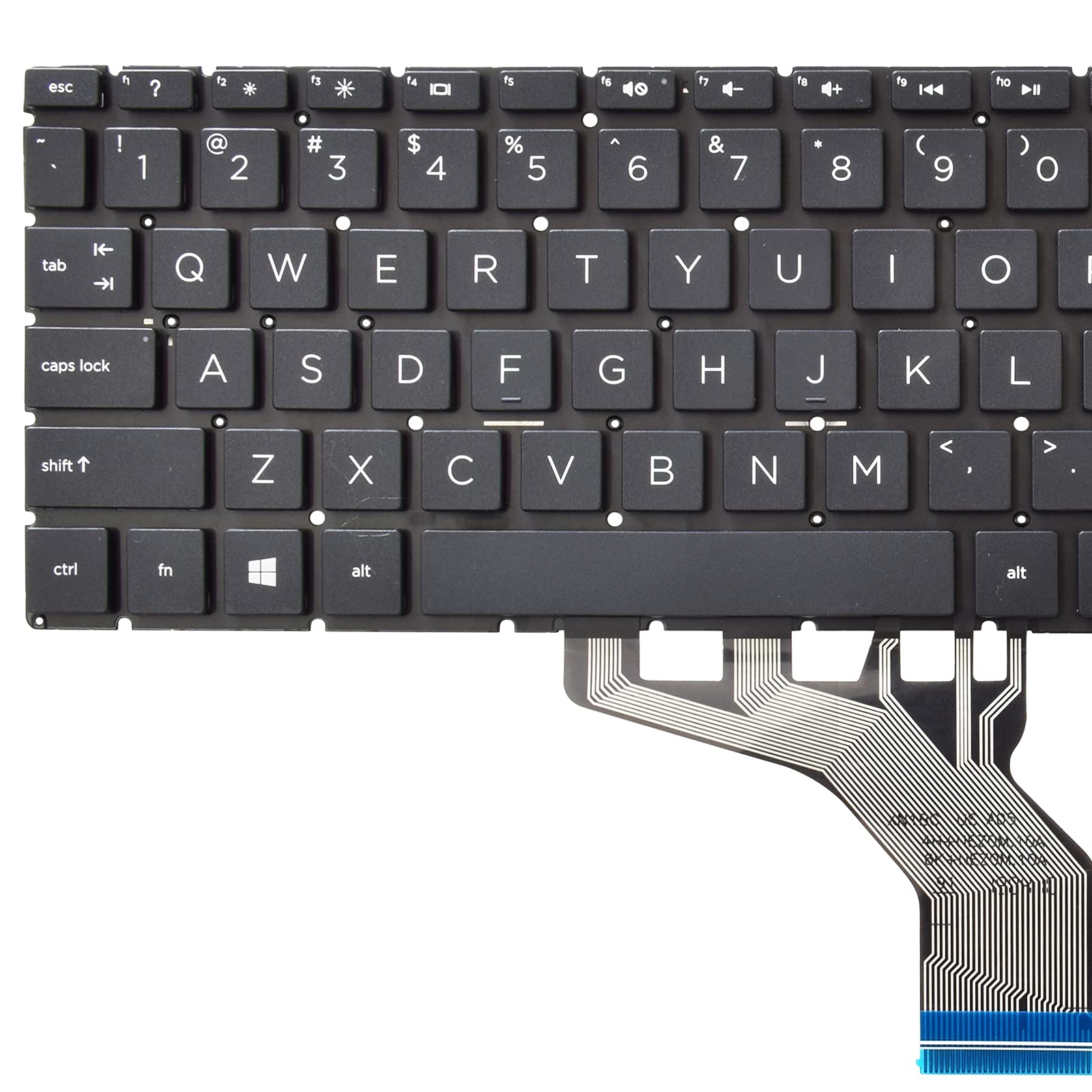 SUNMALL Replacement Keyboard Compatible with HP 250 G7 255 G7 15-DA 15-DB 15-DK 15-DR 15-DW 15-DU 15S-DU 15-DY 15s-DY 15s-EQ 15-EF 15s-FQ 15-GW 17-CA.Home 17-by Black US Layout