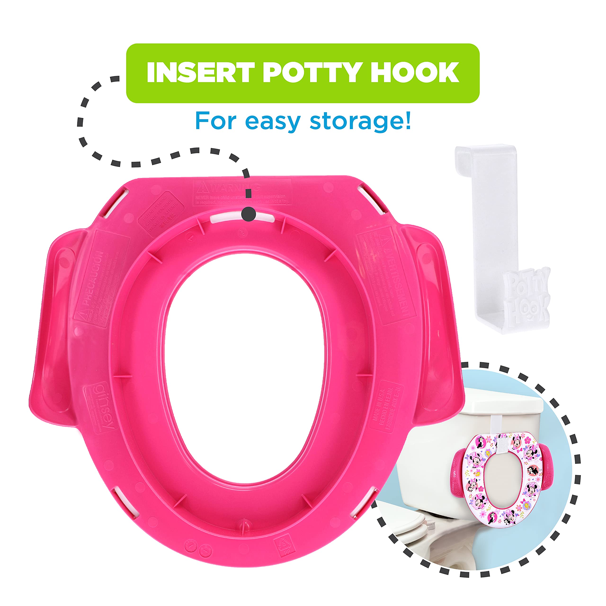 Ginsey Disney Minnie Mouse"Believe in Me" Soft Potty Seat