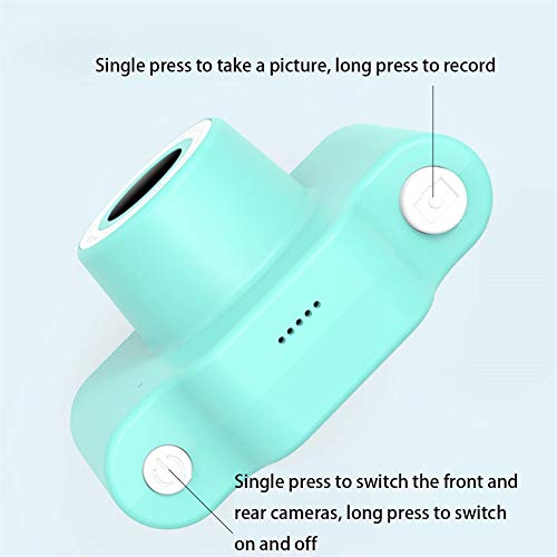 MCJL Christmas Camera Gift Child Toy Camera Boy Girl Child Camera Cartoon Digital Camera Small SLR Camera Toy Gift 750Mah Battery,Blue,36GB