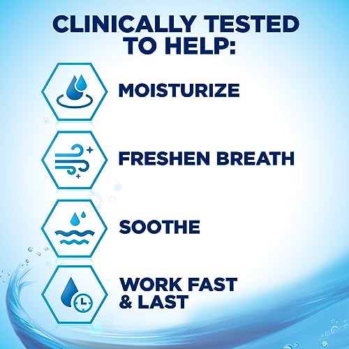 biotène Moisturizing Dry Mouth Spray, Moisturizing Spray for Dry Mouth and Bad Breath, Gentle Mint - 1.5 Fl Oz