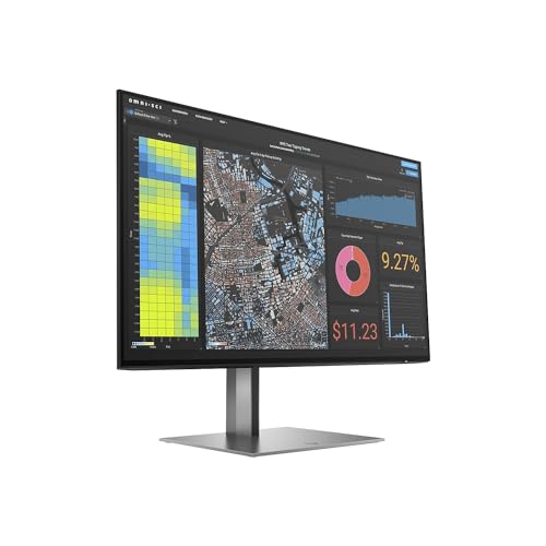 HP Z24f G3 23.8" Full HD LCD Monitor - 16:9 - Silver - 24" Class - in-Plane Switching (IPS) Technology - 1920 x 1080-300 Nit - 5 ms - HDMI - DisplayPort - USB Hub