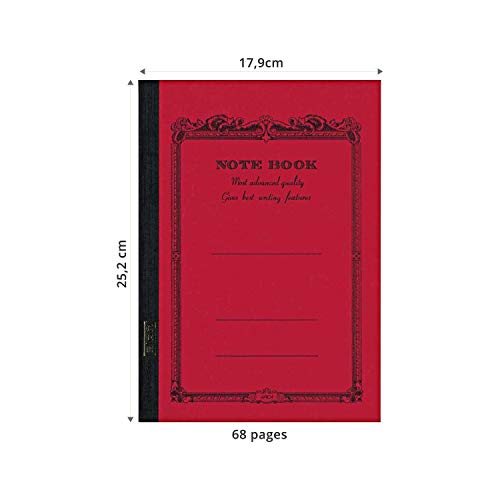 Apica Notebook CD15 Red - 7"x10"