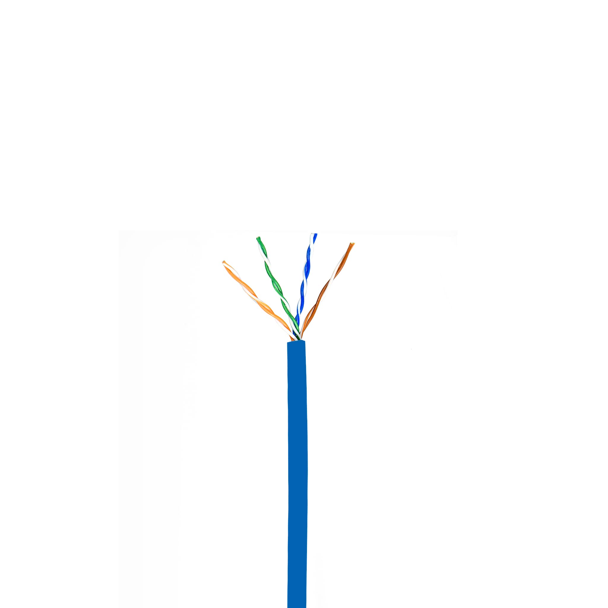 Elite Cat6 Stranded 28AWG (cm Rated) - Ultra Slim Ethernet, 1000ft, Unshielded Twisted Pair (UTP), Pure Stranded Copper, UL Listed, Ultra Flexible, Reel, Blue | Create Custom Patch Cables