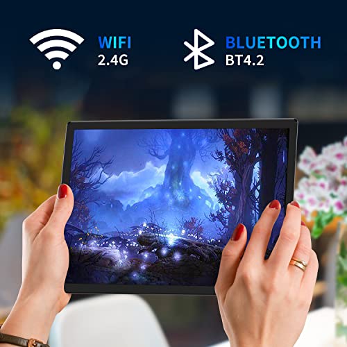 BYYBUO SmartPad A10_L Tablet 10.1 inch Android 11 Tablets, 32GB ROM Quad-Core Processor 5000mAh Battery, 1280x800 IPS HD Touchscreen 5MP+8MP Camera, Bluetooth,WiFi (Grey)