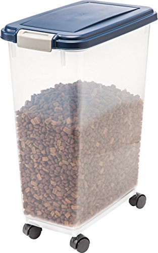IRIS Airtight Food Storage Container, 32-Pounds, No Scoop with IRIS Airtight Food Storage Container, 54-Pounds, No Scoop
