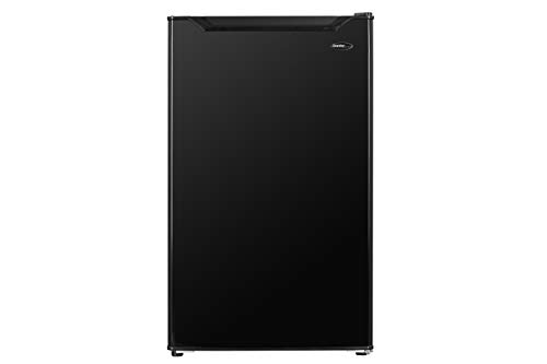 Danby DAR032B1BM 3.2 Cu.Ft. Mini Fridge In Black - Free-Standing All Fridge For Bedroom, Living Room, Kitchen, Dorm
