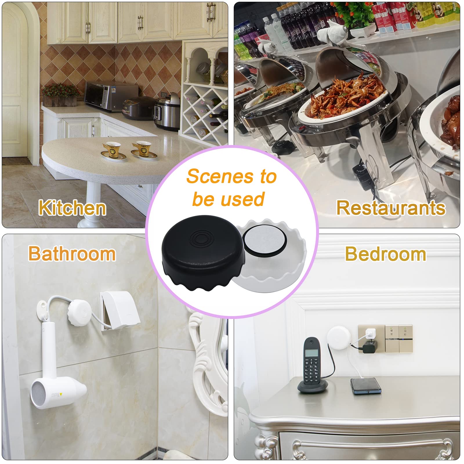 2 Pcs Cord Organizer For Kitchen Appliances, Cord Holder Cord Hider Cable Management