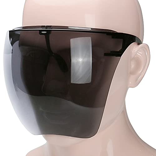 MEIGIX Anti Fog Goggle Sunglasses Unisex Visor Full Face Protective Shield Glasses Fashion Tinted Lens Eyewear (Black)