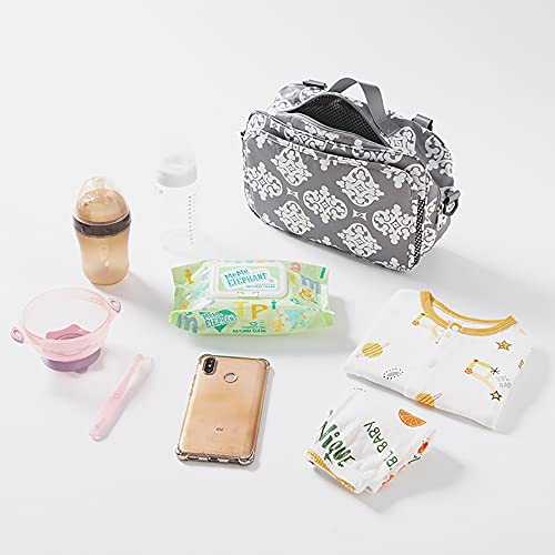 Baby Diaper Caddy Bag - Caddy Tote Baby Stroller Bag Nursery Storage Bin for Diapers, Wipes & Toys Small Diaper Bag for Outdoor (Cactus)