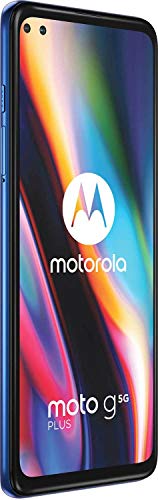 Moto G Plus 5G Dual-SIM 128GB ROM + 4GB RAM (GSM Only | No CDMA) Factory Unlocked Android Smartphone (Surfing Blue) - International Version