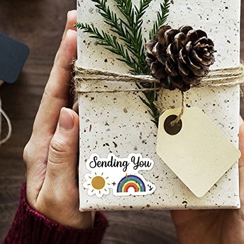 Small Business, Handmade Sticker,Packaging Sticker (Sun Rainbow)