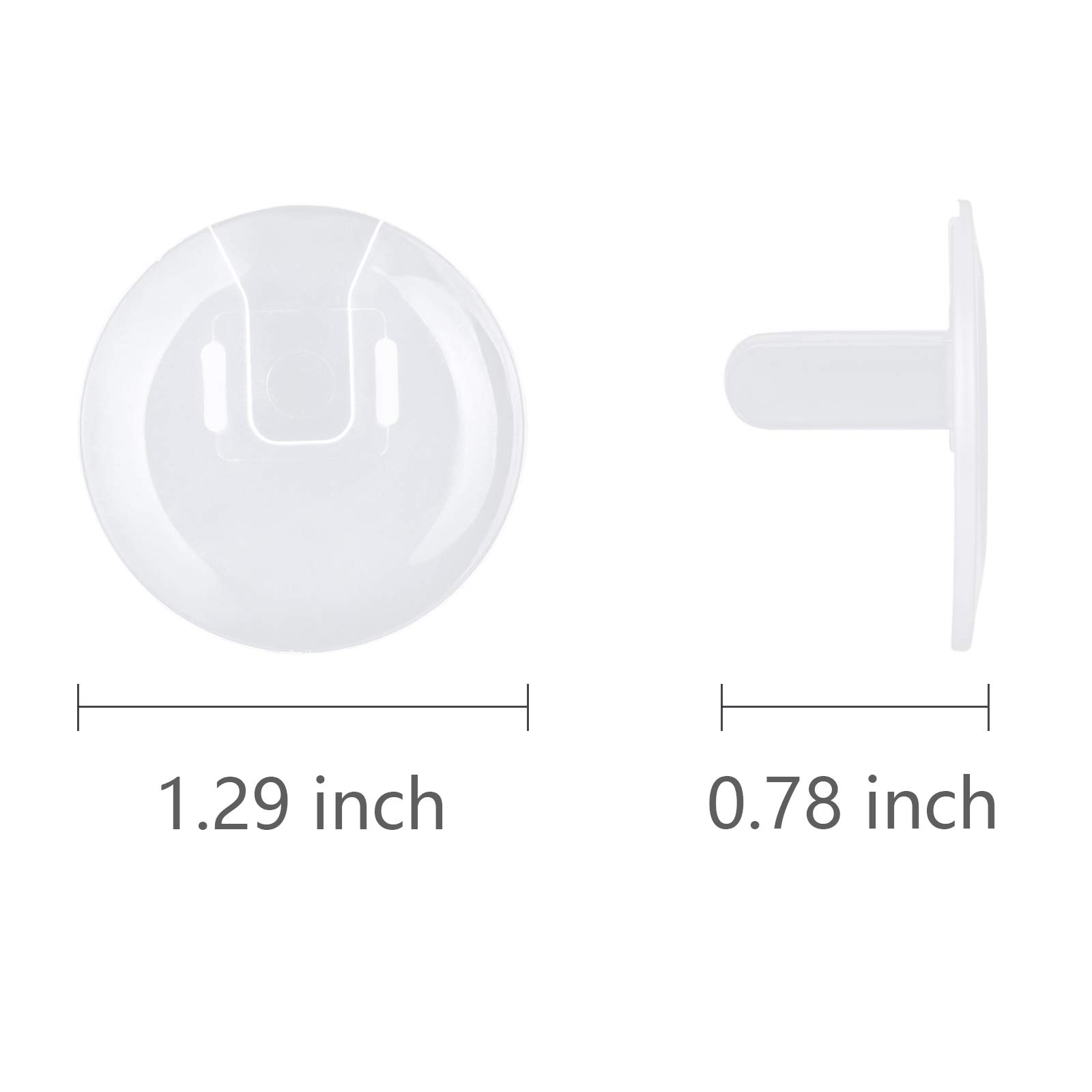 Outlet Plug Covers, Kmeivol 36 Pack Baby Proof Outlet Covers, Durable & Steady Baby Proofing Outlet Covers, Reassured Electrical Outlet Cover Plates, White Insulated Plastic Outlet Cover
