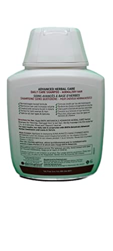 B'IOTA Botanicals Herbal Care Experts Daily Care Shampoo For Normal/Dry Thinning Hair, 10.1 OZ