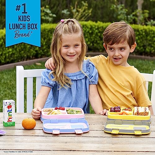 Bentgo® Kids Prints Leak-Proof, 5-Compartment Bento-Style Kids Lunch Box - Ideal Portion Sizes for Ages 3 to 7 - BPA-Free, Dishwasher Safe, Food-Safe Materials (Tropical)