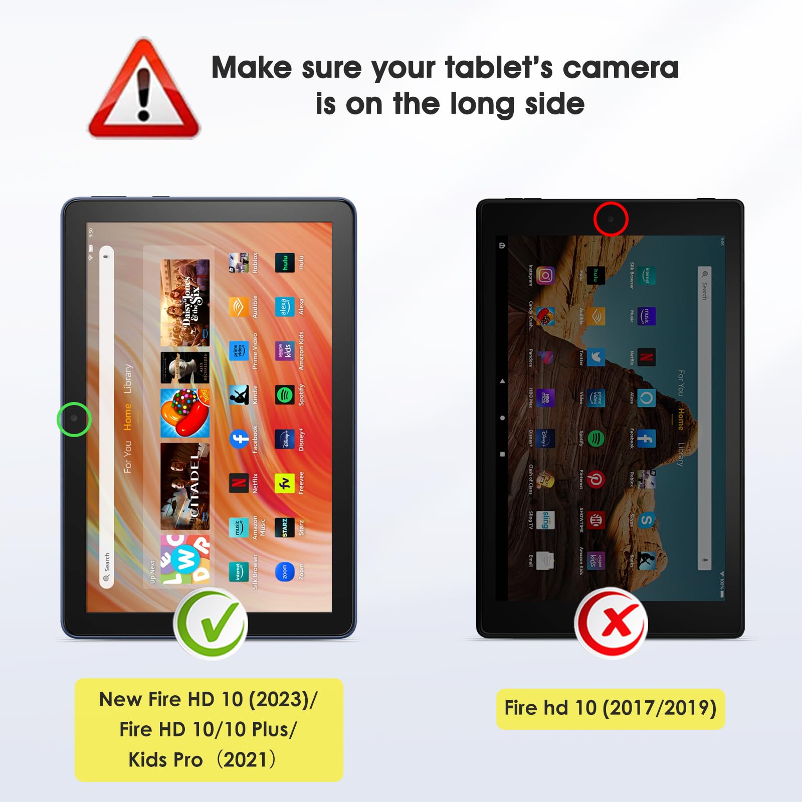 SPARIN 2 Pack Screen Protector for Amazon Fire HD 10 Tablet (2023/2021-13th/11th Generation) 10.1 Inch, 9H Hardness Tempered Glass for Fire 10/Fire HD 10 Plus/Fire HD 10 Kids/Kids Pro Tablet 2021