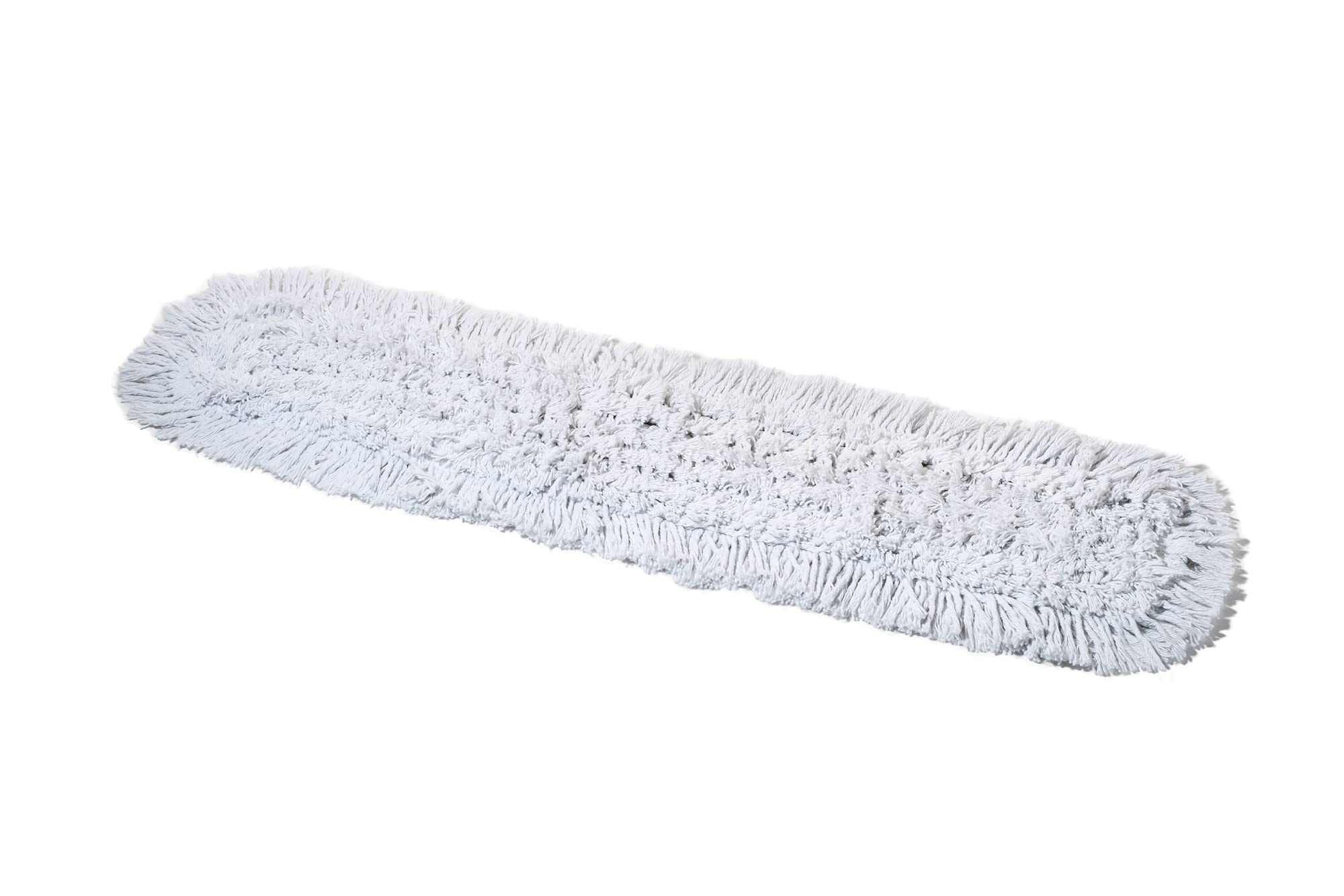 Tidy Tools Commercial Dust Mop & Floor Sweeper – 48 x 5 in. and Cotton Reusable Mop Head Bundle - 2 Mop Sets and 2 Refills
