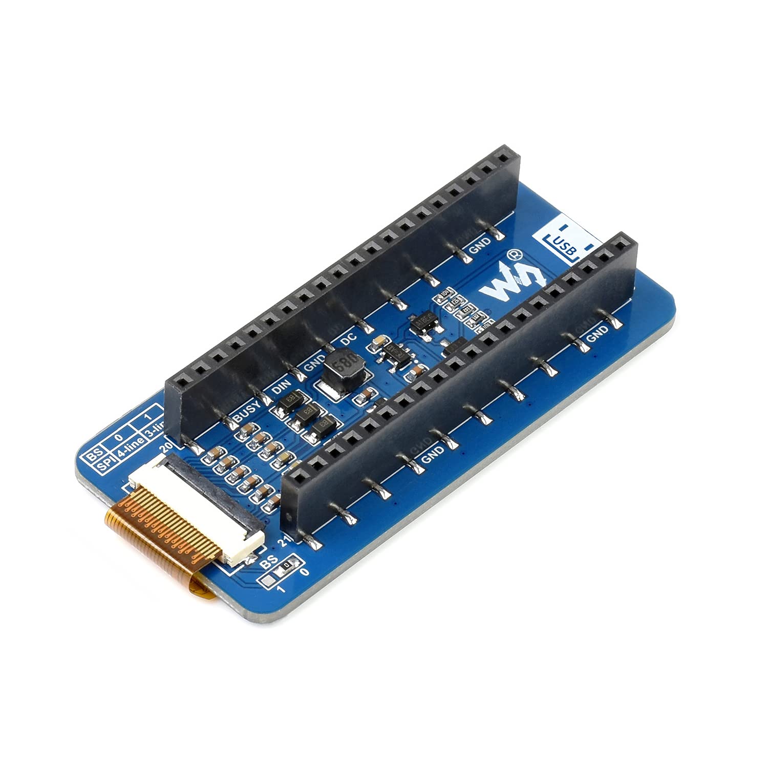 STEMDIY 2.13 inch 250X122 E-Paper E-Ink EPaper Display Screen Module HAT for RPI Raspberry Pi Pico Board