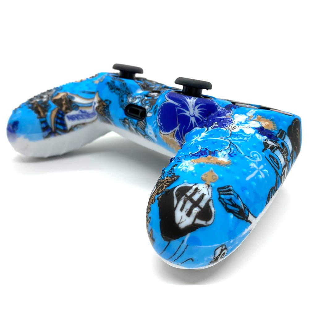 Antil-Slip Silicone Controller Cover Protective Case for PS4/SLIM/PRO Controller Soft Cover Skin for Dualshock 4 Controller with 2 Thumb Grips(Witch)