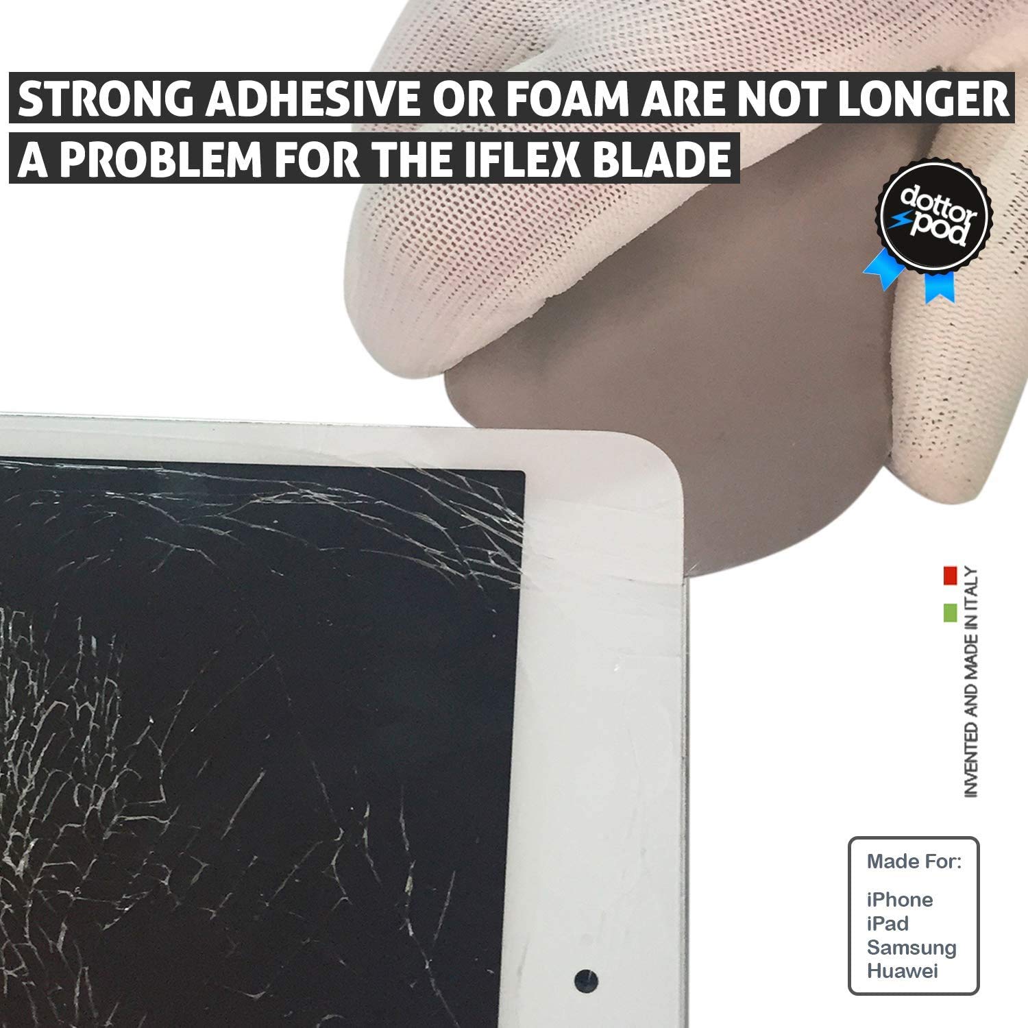 iSesamo, iFlex, iPlastix, Free Mini iSesamo, Dottorpod Essential Kit Professional Tablet and Phone Opening Tool Set for Repair