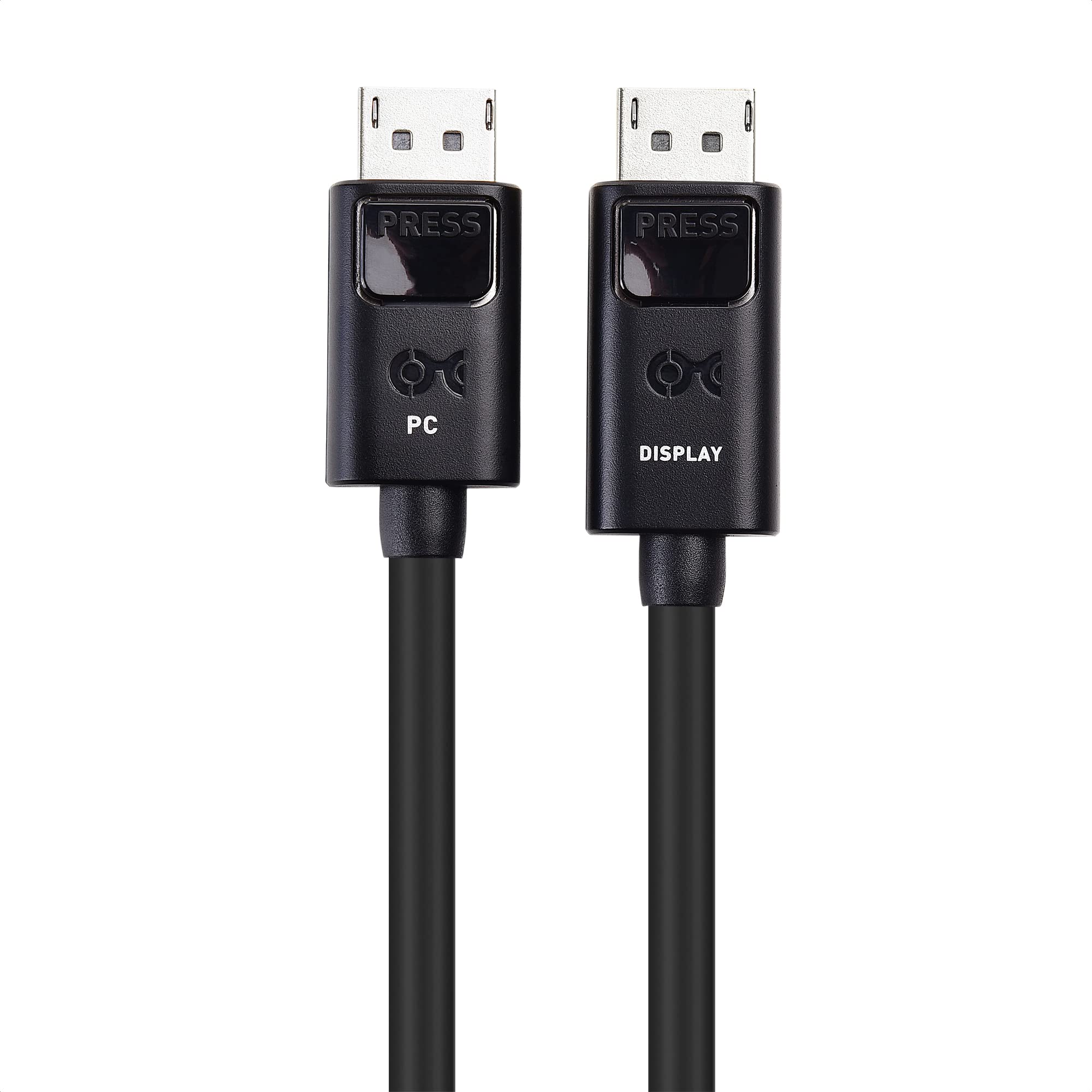 Cable Matters Unidirectional 32.4Gbps Active DisplayPort 1.4 Cable 25ft, 8K 60Hz / 4K 144Hz DisplayPort Cable 1.4 with HDR for Gaming Monitor, PC, RTX 3080/3090, RX 6800/6900 and More