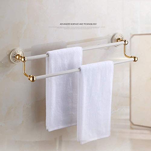 JJZXD Bar Towel Towel Holder for Kitchen Bathroom Laundry Room Non-Drilling Wall Mounted Hanging Towel Holder