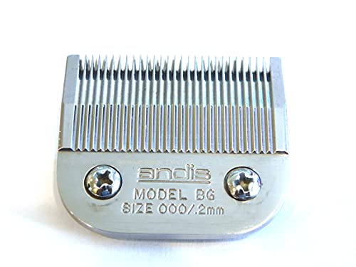 Metal Hair Clipper Attachment - Outliner Blade, Cool Touch Replacement Clipper Blades, Ultra Touch Trimmer Blade Fit To Oster Models By Andis (Size 000 (.2mm))