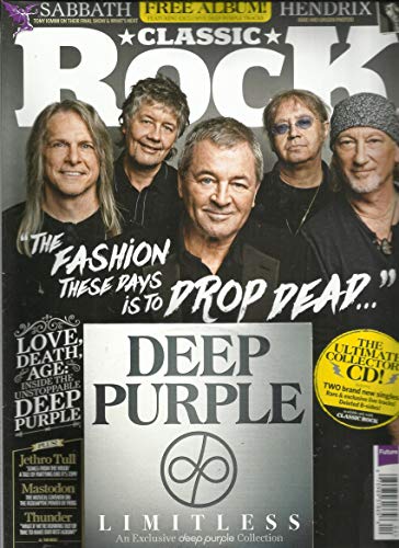 CLASSIC ROCK MAGAZINE, THE FASHION THESE DAYS IS TO PROP DEAD APRIL, 2017 ISSUE # 234 FREE CD INCLUDED PRINTED IN UK ( PLEASE NOTE: ALL THESE MAGAZINES ARE PET & SMOKE FREE MAGAZINES. NO ADDRESS LABEL. (SINGLE ISSUE MAGAZINE )