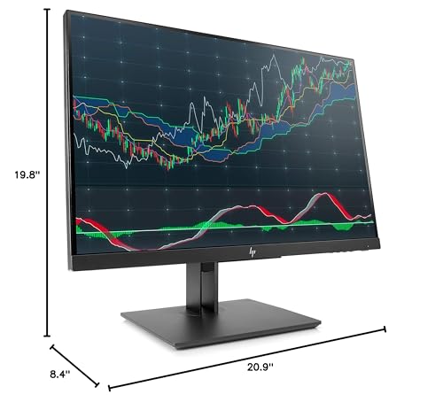 HP Z24n G2 24 inches LED LCD Monitor - 16:10-5 ms GTG (Renewed)