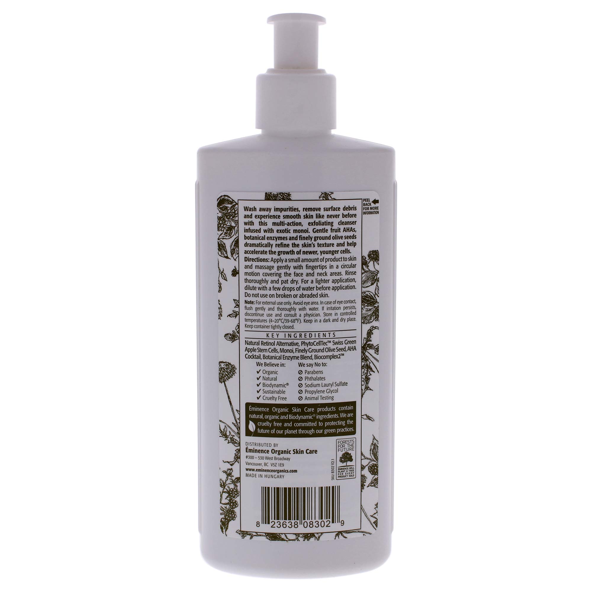 ÉMINENCE Monoi Age Corrective Exfoliating Cleanser by Eminence for Unisex - 8.4 oz Cleanser