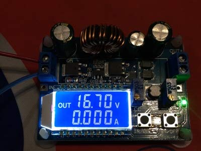 CenryKay Adjustable USB Power Supply Module, 15W DC-DC 0.5-30V Step Up/Down Module CVCC Buck Boost Voltage Converter Support Fast-Charge Trigger (Boost Converter)