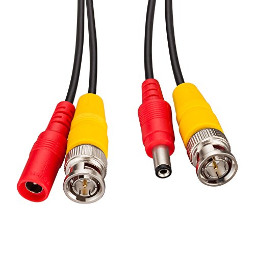 BNC Security Camera Cable 150 ft, ShineKee Pre-Made All-in-One Security Camera BNC Video Power Extension Wire Cord Compatible All HD CCTV DVR Surveillance System