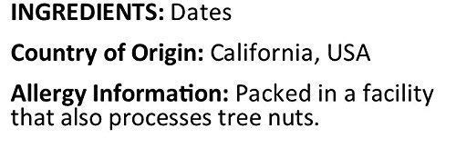 Anna and Sarah Pitted California Deglet Noor Dates in Resealable Bag, 3 lbs (1 Pack)