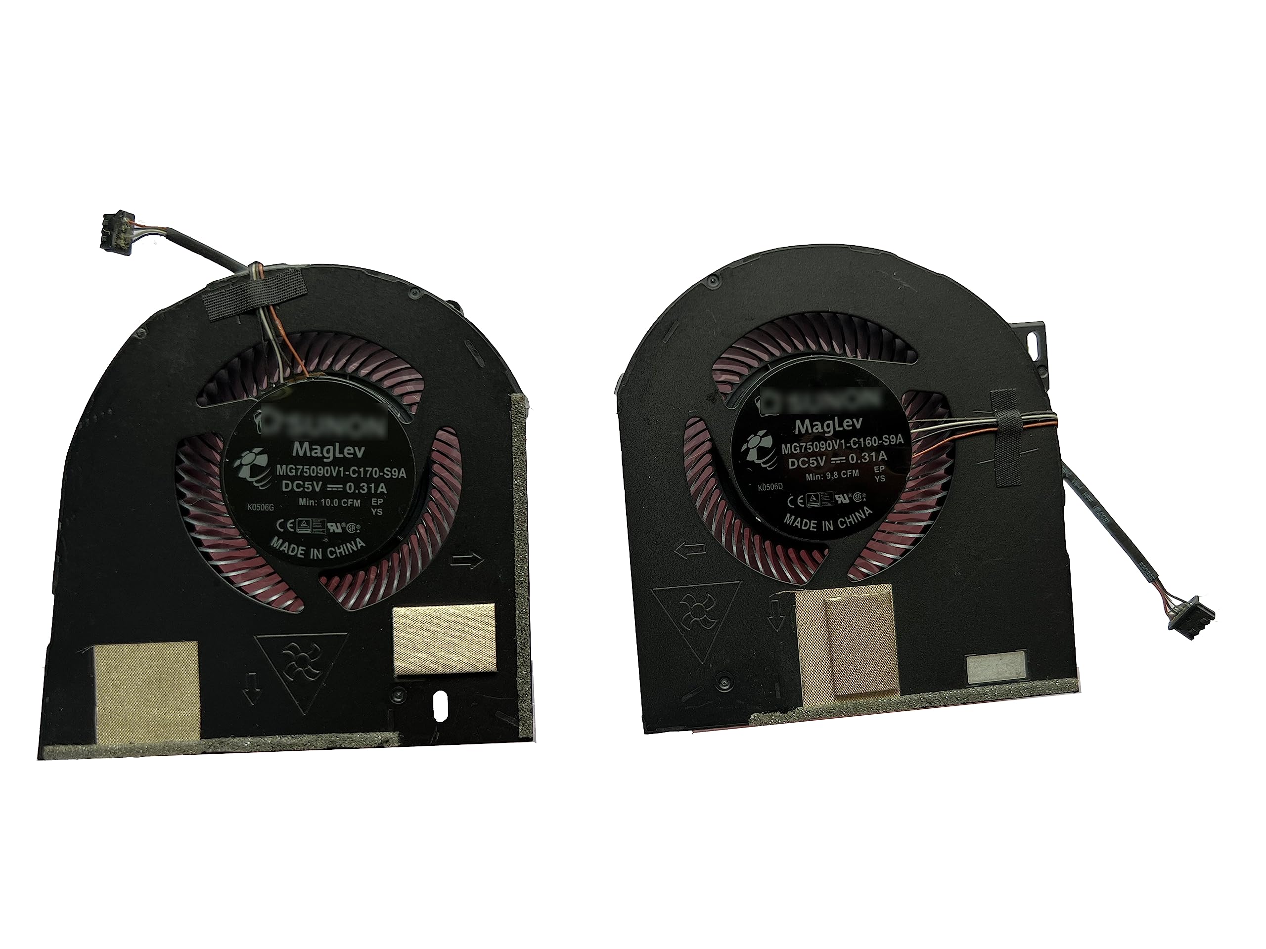 Fan for Dell Precision 7530 CPU Gpu Cooling Fan Dual Fan PR6WV 1209N CN-0PR6WV CN-01209N