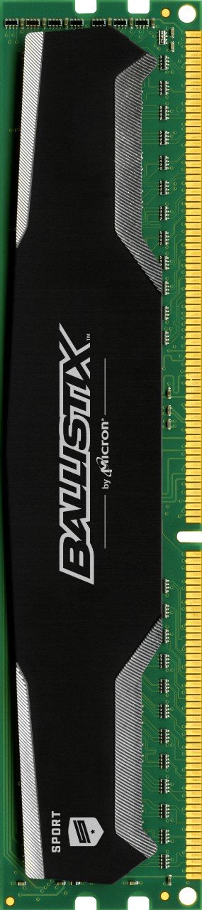 Ballistix Sport 16GB Kit (8GBx2) DDR3 1600 MT/s (PC3-12800) UDIMM 240-Pin Memory - BLS2KIT8G3D1609DS1S00