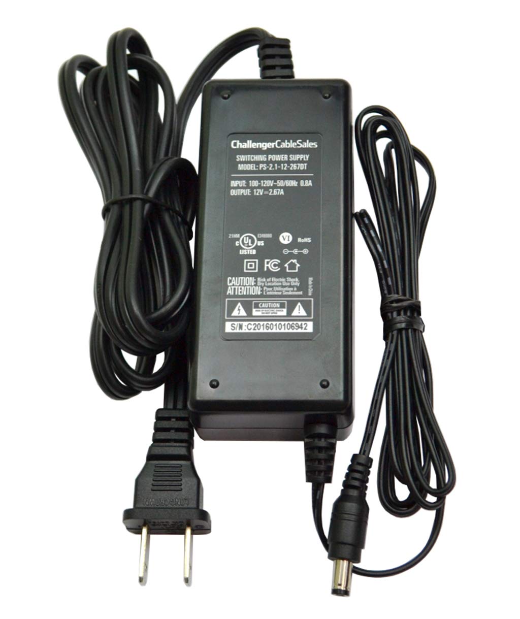 ChallengerCableSales 30W 12V 2.67A HD Reciever Switching Power Supply PS-2.1-12-267DT Compatible Replacement Spare Part for Motorola DCX3000 Series