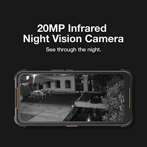 AGM H5 Rugged Smartphone Android 12 Rugged Smartphone Unlocked Dual SIM 4G, 20MP Night Vision Camera, 6.52" HD Screen, 4GB+64GB, 7000mAh Battery Rugged Phone, IP68 Rugged Cell Phone Unlocked