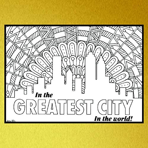 Coloring Broadway HAMILTON | “Legacy” Collection | COLORING POSTCARDS Hand-drawn illustrations - Printed on matte card stock (5" x 7") - Set of 4 Individual Postcards